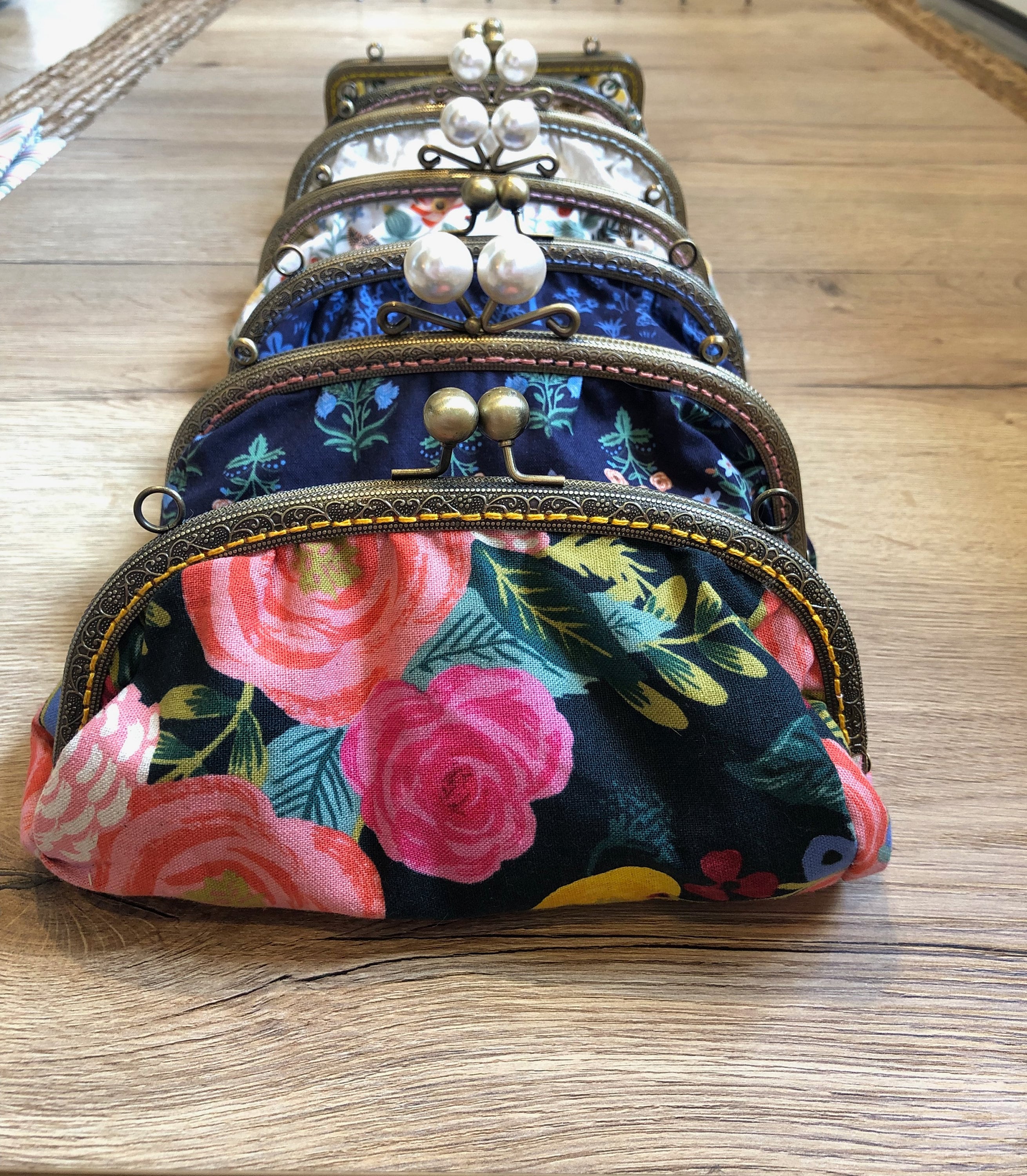 HELEN Clutch Purse Rifle Paper Co. Fabric Strawberry - Etsy