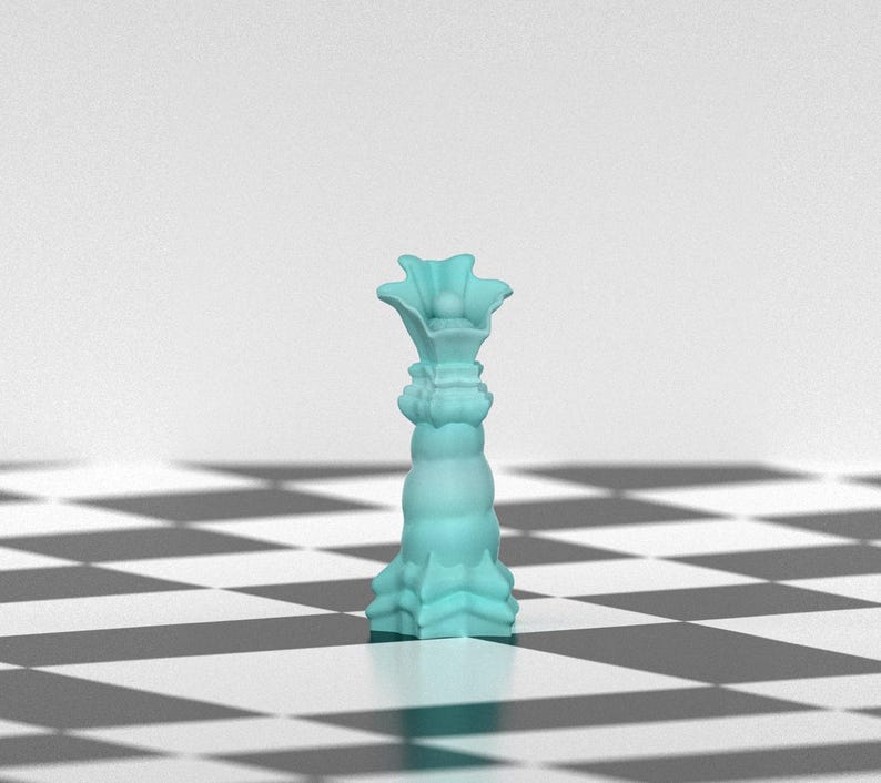 Marine Chess Set – 3D Printable STL Files | Nautical Chess Pieces | Sea ...