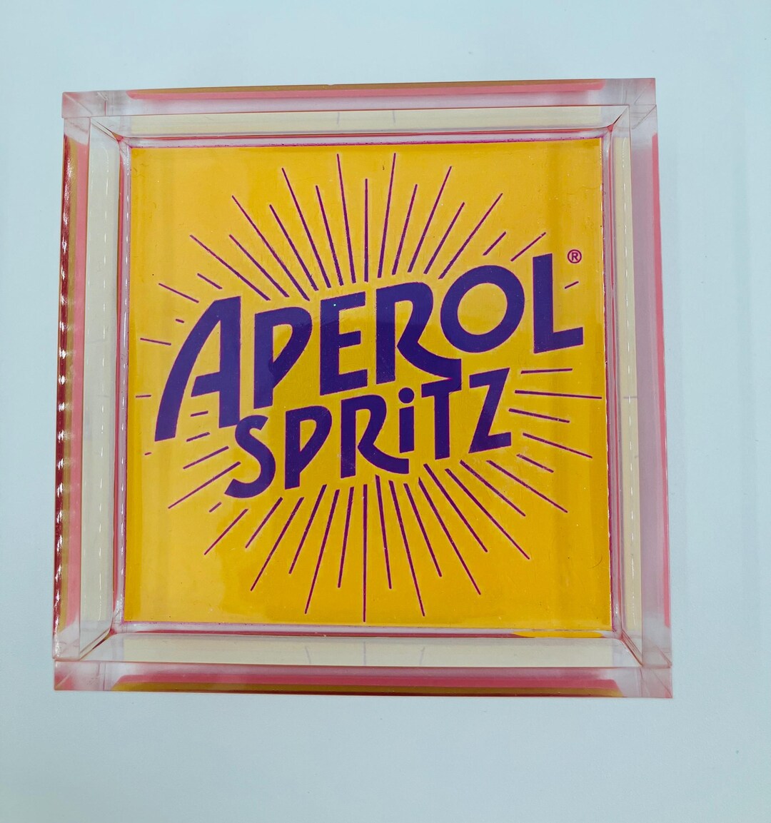 NEW - Aperol Spitz 4x4 Tray - Etsy