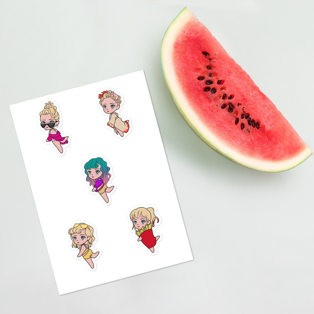 Chibi Taylor Sticker Sheet YNTCD - Etsy