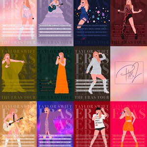 Minimalistic Eras Tour - Customized Tour Poster - Etsy