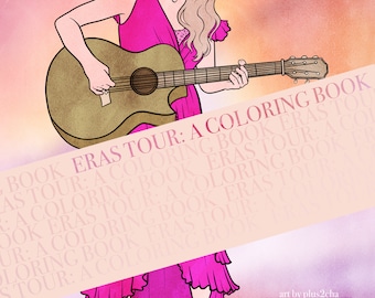 Taylor Swift ERAS TOUR Coloring Page | DOWNLOAD - Etsy