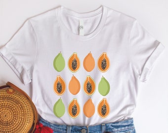 Papaya Fruit T Shirt - Etsy