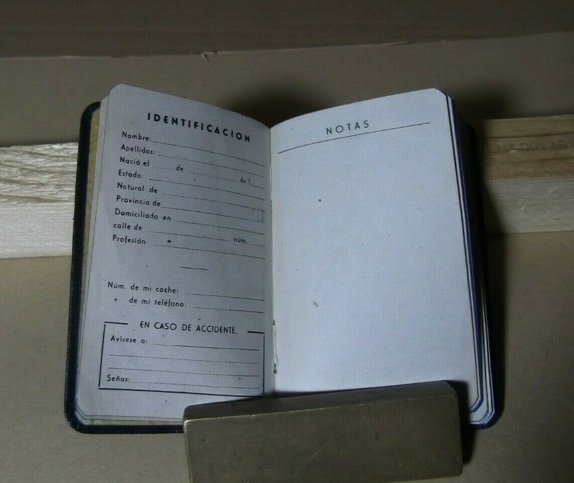 Vintage Phone Book Pocket Guidebook 1948 Insurance Madrid - Etsy