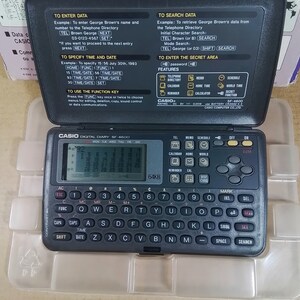 Vintage Casio Digital Diary Casio SF-4000 in Box and User Manual - Etsy