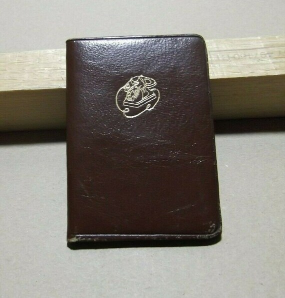 Vintage Phone book Pocket guidebook 1950-60 Unused Piél Agenda | Etsy