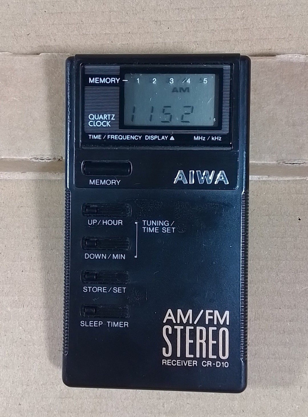 Aiwa CR-D10 Vintage Pocket Radio AM-FM Mini Transistor Radio Headphone ...