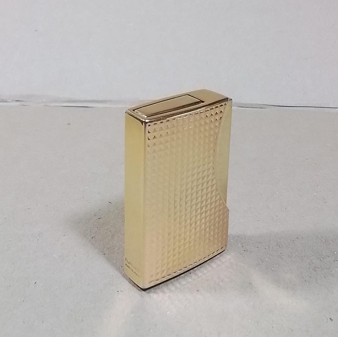 Gas Lighter Flaminaire Paris Gold Plated Working Lighter Briquet ...