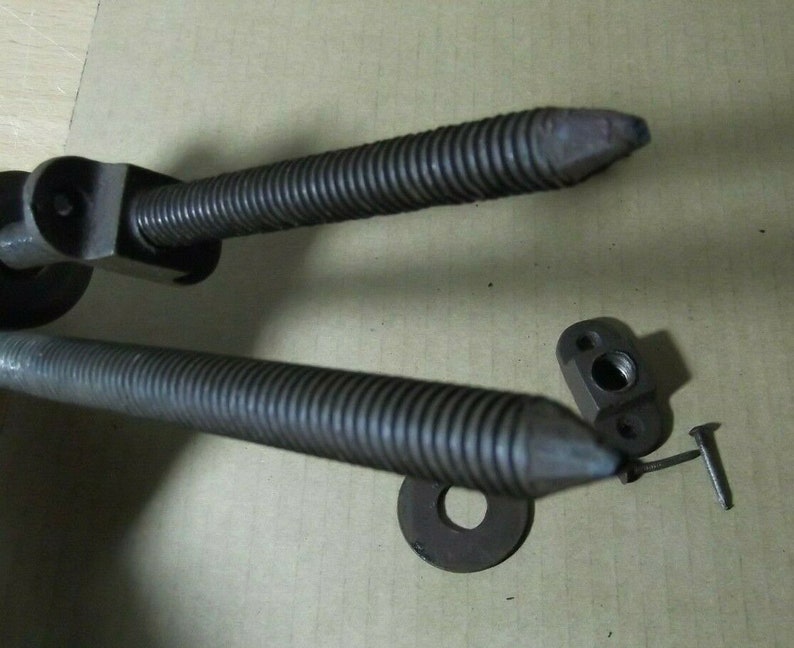 Lot of 2 Old Wrought Iron Screws 30cm.x 12mm. Nut and Washer 1850 - Etsy