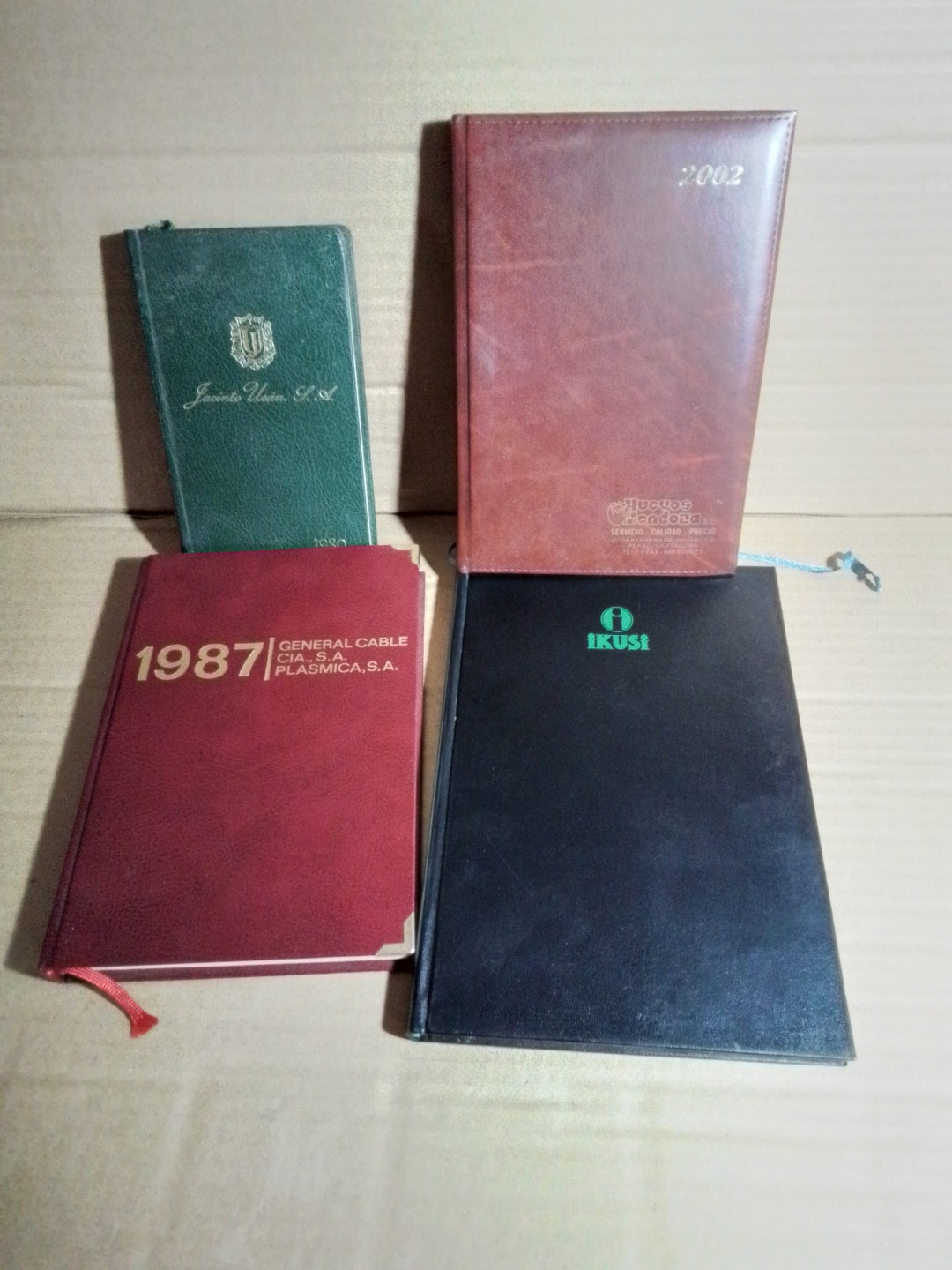 Vintage Batch of 4 Used Promotional Diary Diaries 1980-2002 - Etsy