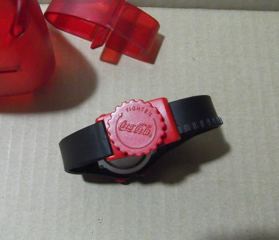 Vintage Clock Space Coca Cola Digital Chronograph Wat… - Gem