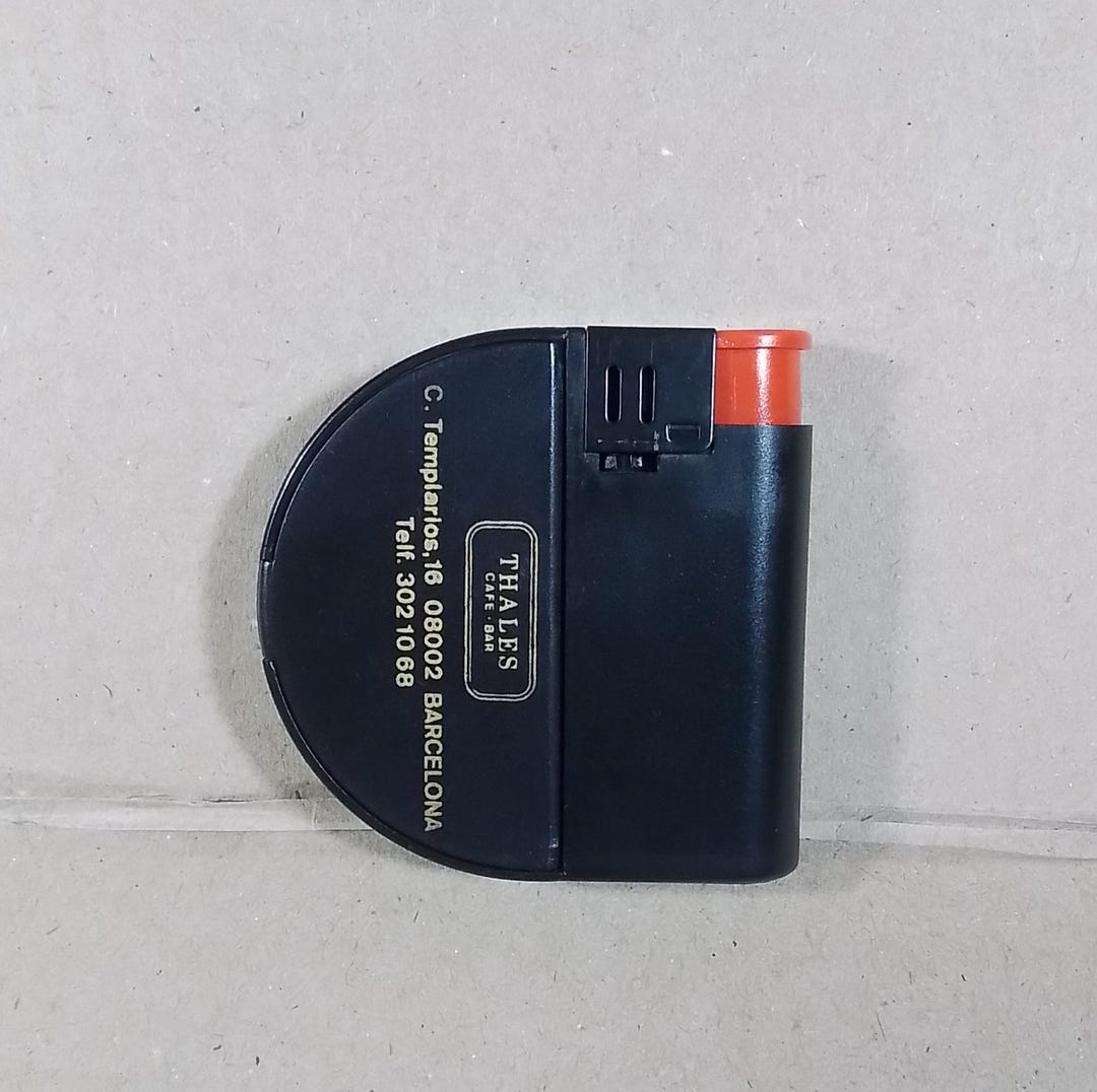 Vintage Ashtray Gas Lighter Working Lighter Briquet Accendino Feuerzeug ...