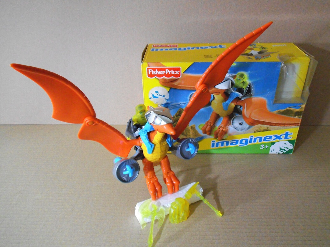 Toy Toy Fisher-price Dino Pterodactyl, Imaginext Em Caja - Etsy