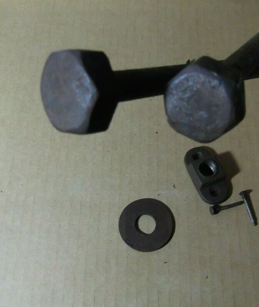 Lot of 2 Old Wrought Iron Screws 30cm.x 12mm. Nut and Washer 1850 - Etsy
