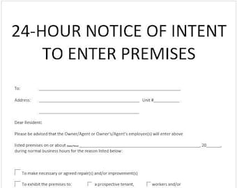 Intent to Enter - Etsy