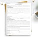 Rental Application Form - Tenant Profile Form - Editable Word Docx ...