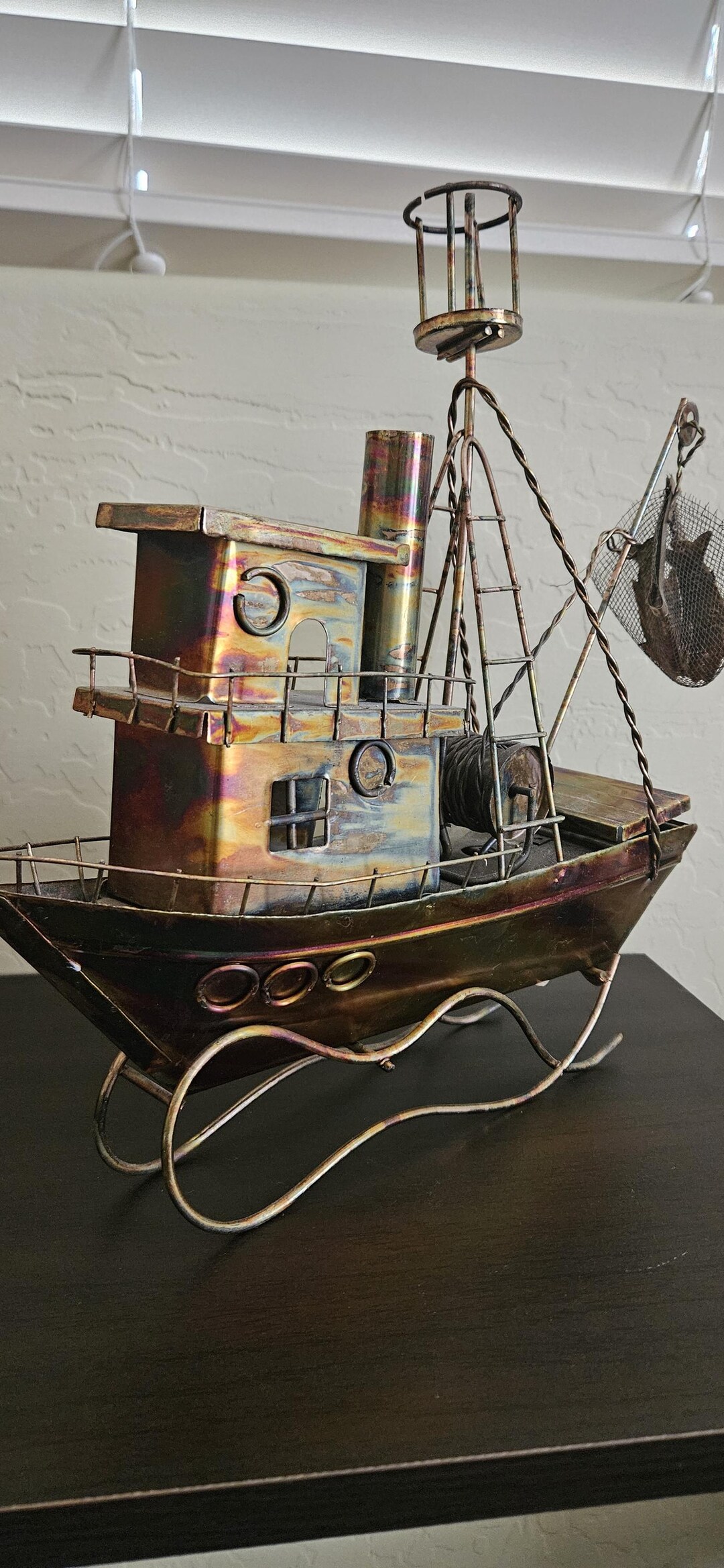 Copper Tug Boat Music Box - Etsy