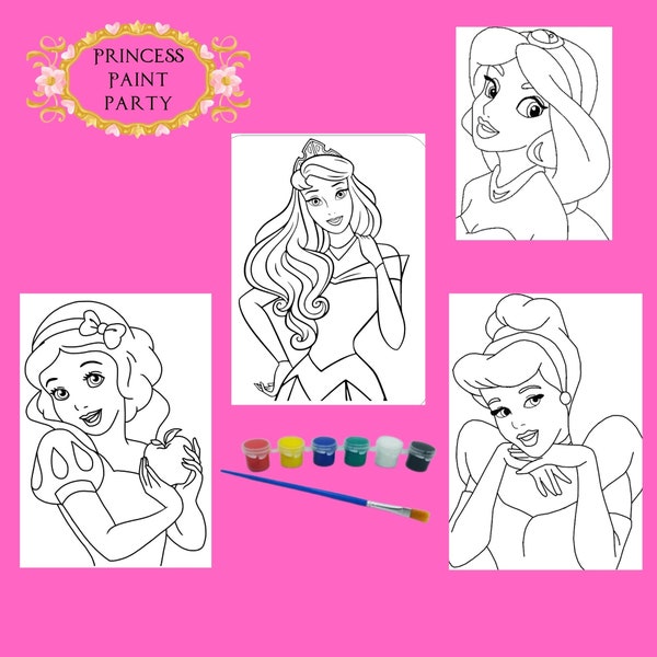 Princess Paint Party - Etsy