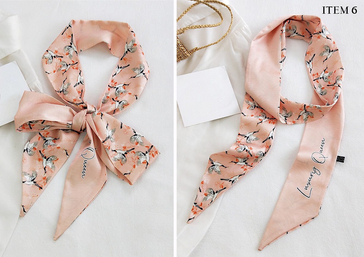 Skinny Scarf Accessory, Headband Scarf, Long Ribbon Hair Accessorise ...