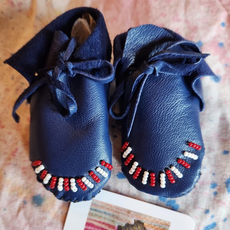 Beaded Baby Moccasin - Etsy