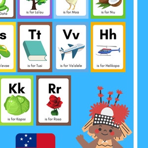 Children's Samoan Alphabet A3 Digital Download - Etsy