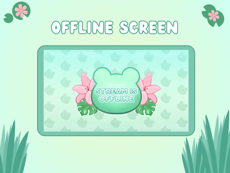 Cute Frog Stream Package W/animated Cutscenes Frog Twitch - Etsy