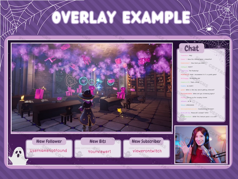 Spooky Ghost Twitch Package W/animated Cutscenes, Halloween Twitch Pack ...
