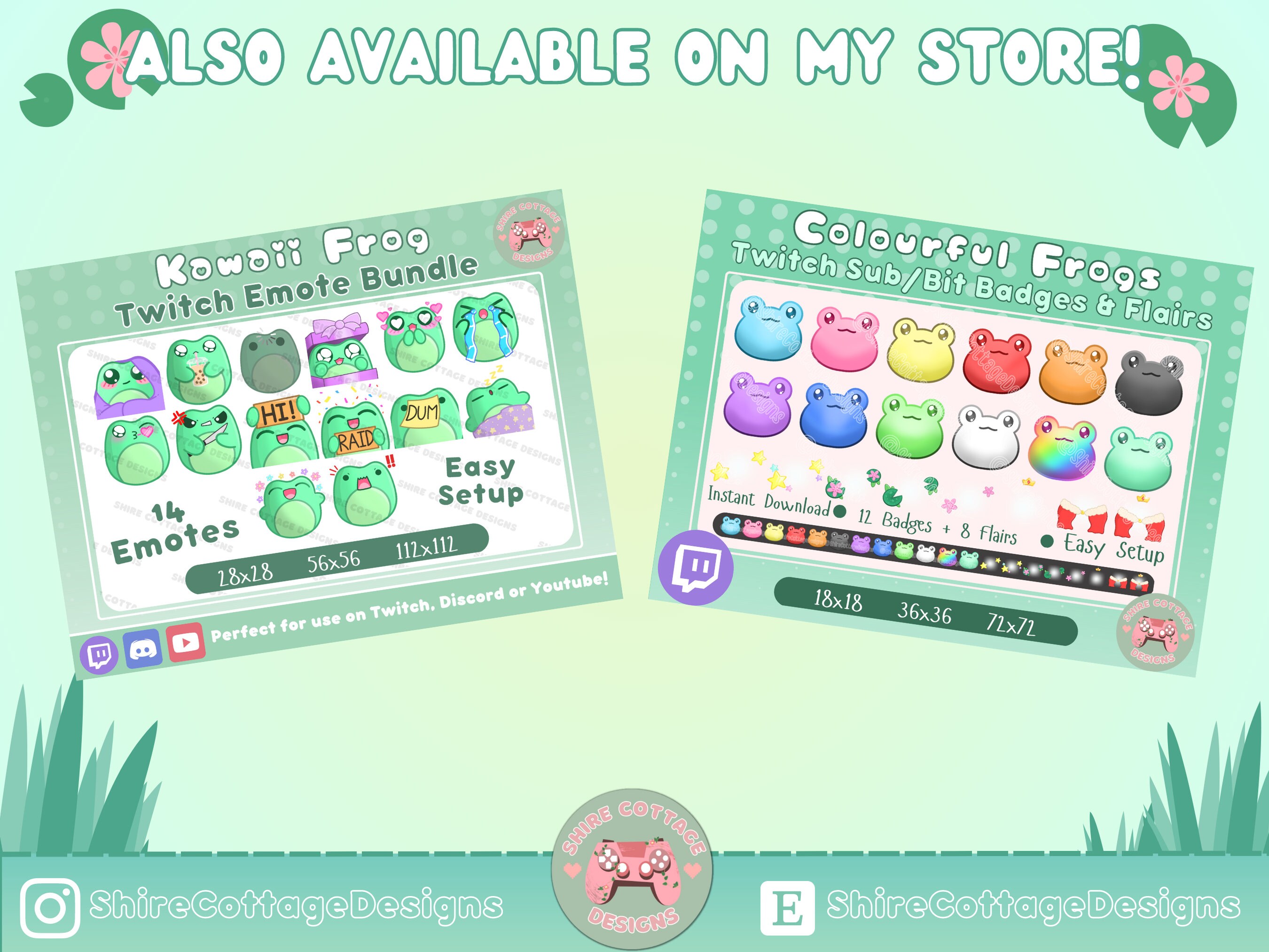 Cute Frog Stream Package W/animated Cutscenes Frog Twitch - Etsy