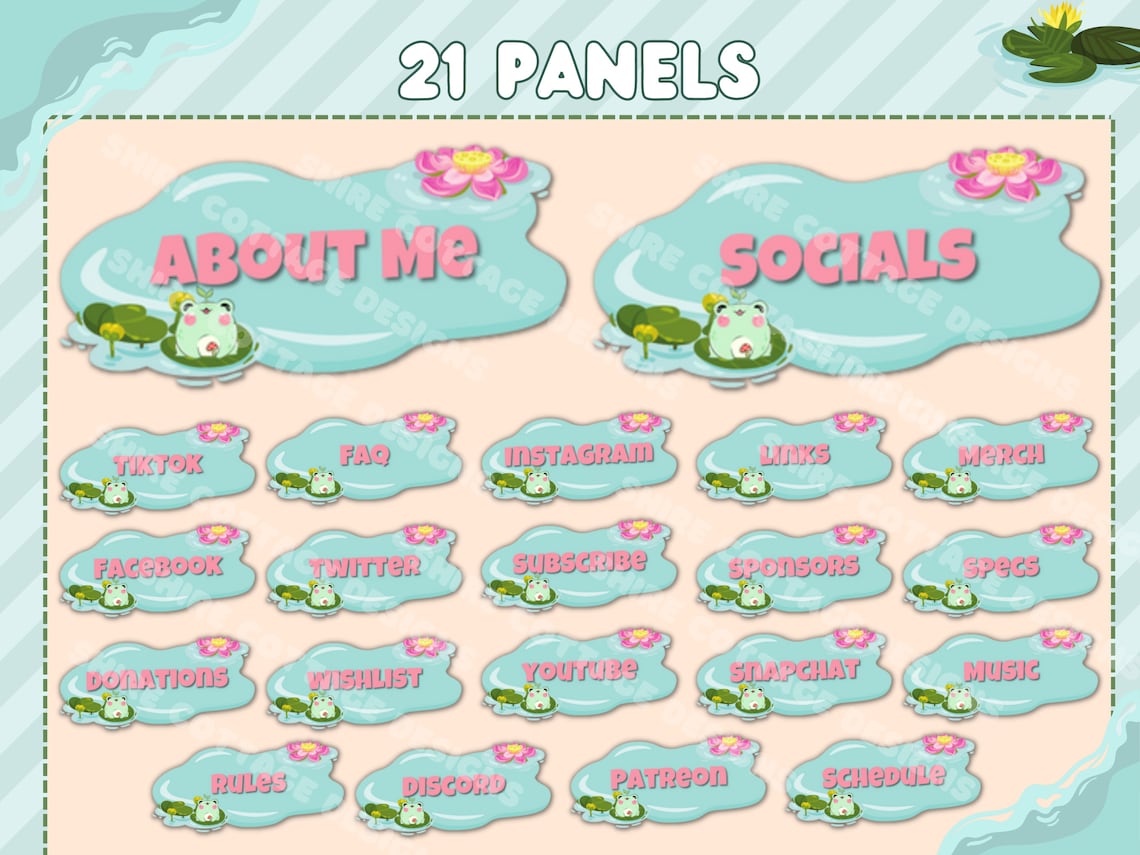 Cute Kawaii Frog in Pond Stream Package W/animated Cutscenes - Cute ...