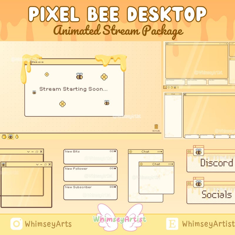 Bee Themed Stream Package - Etsy