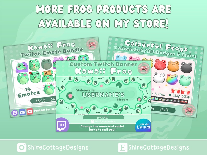 Frog Army Animated Overlay Cutscenes, Frog Twitch, Kawaii Frog Twitch ...