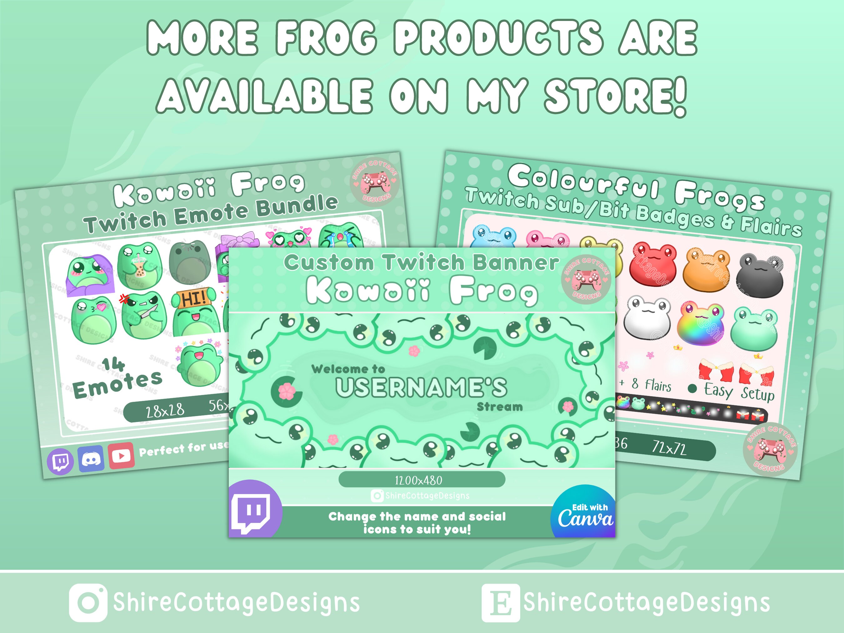Frog Army Animated Overlay Cutscenes, Frog Twitch, Kawaii Frog Twitch ...