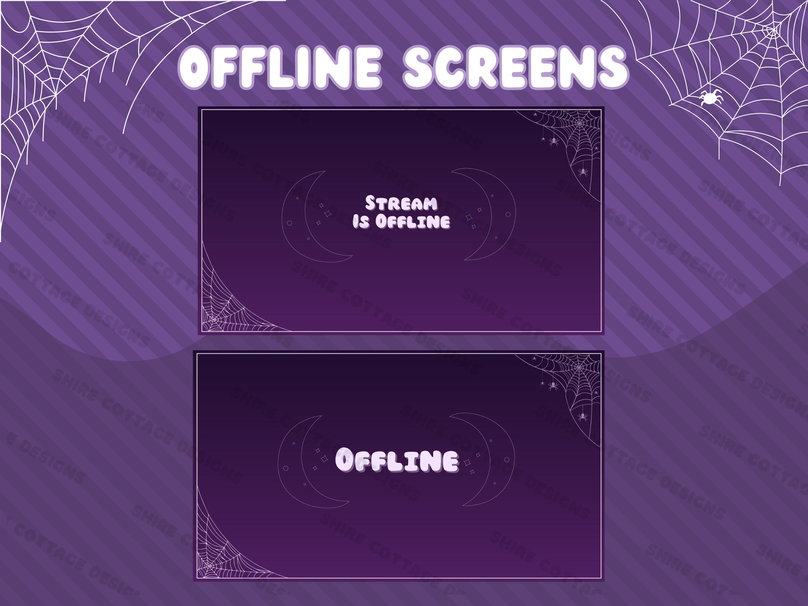 Spooky Ghost Twitch Package W/animated Cutscenes, Halloween Twitch Pack ...