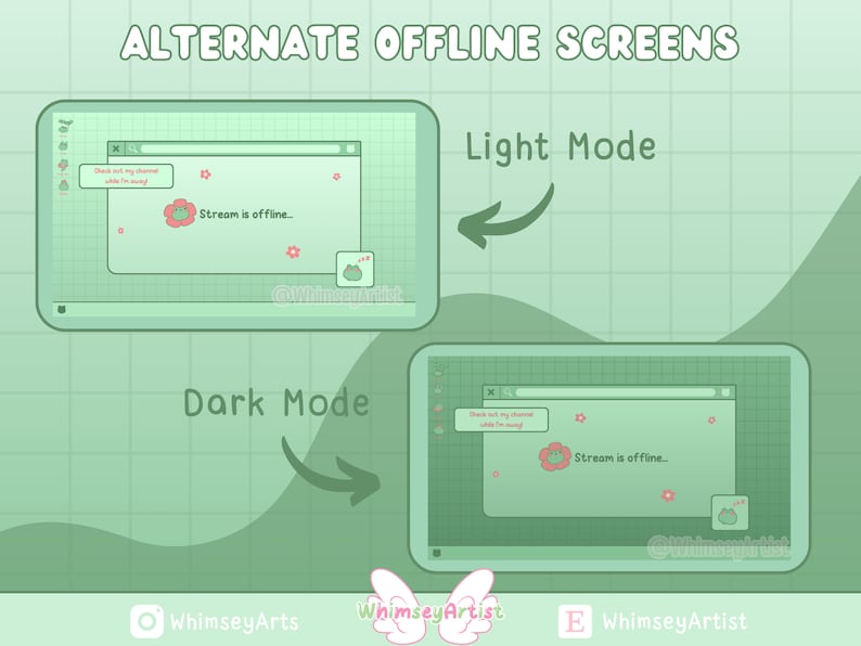 Frog Desktop Animated Stream Package, Desktop Themed Twitch Pack, Frog ...