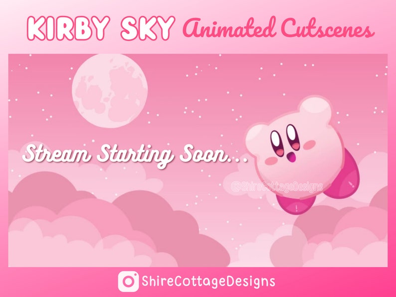 Kirby Animated Cutscenes, Kirby Stream Package, Kirby Emotes, Kirby Art ...