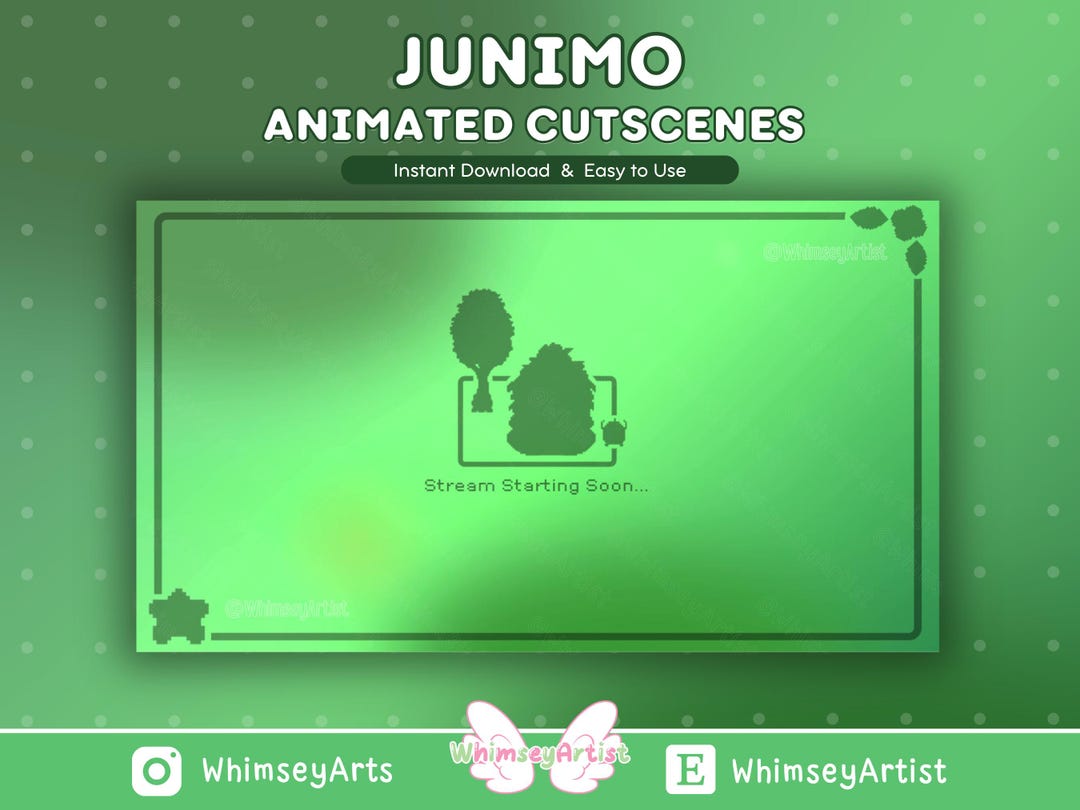 Junimo Animated Cutscenes for Streamers | Animated Overlays, Twitch ...