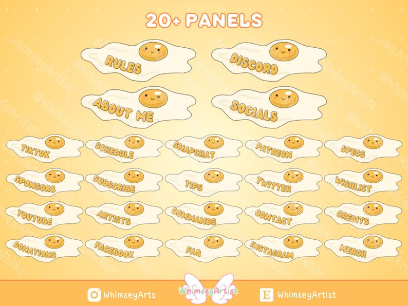 Egg Stream Pack W/animated Cutscenes | Twitch Package, Animated ...