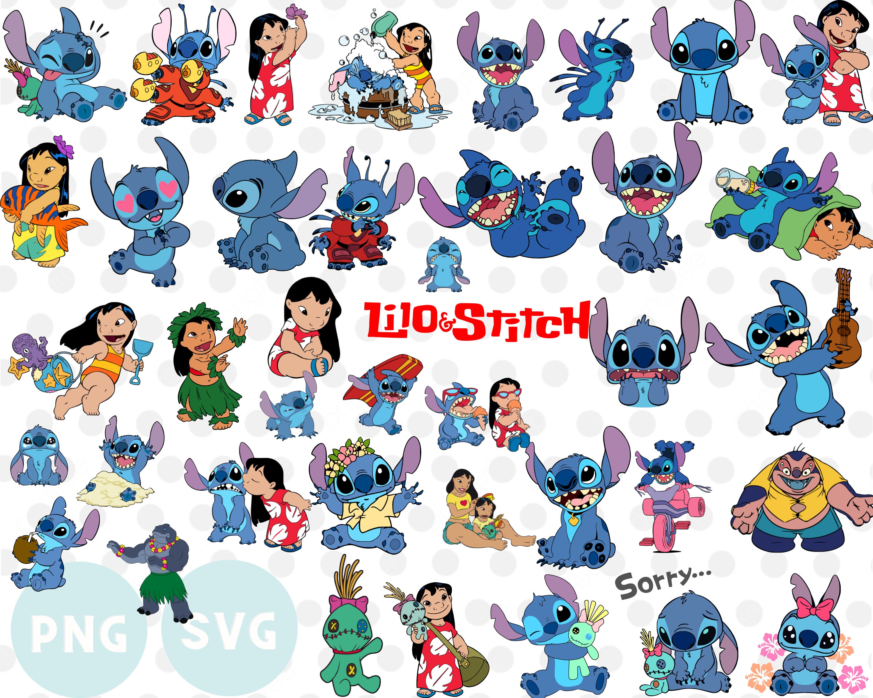 Lilo Clip Art Svg Cutting File Svgbombcom