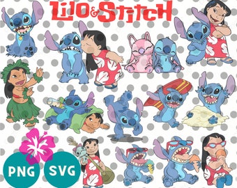 stitch mad clipart svg and png files Stitch sad sitting svg Digital ...