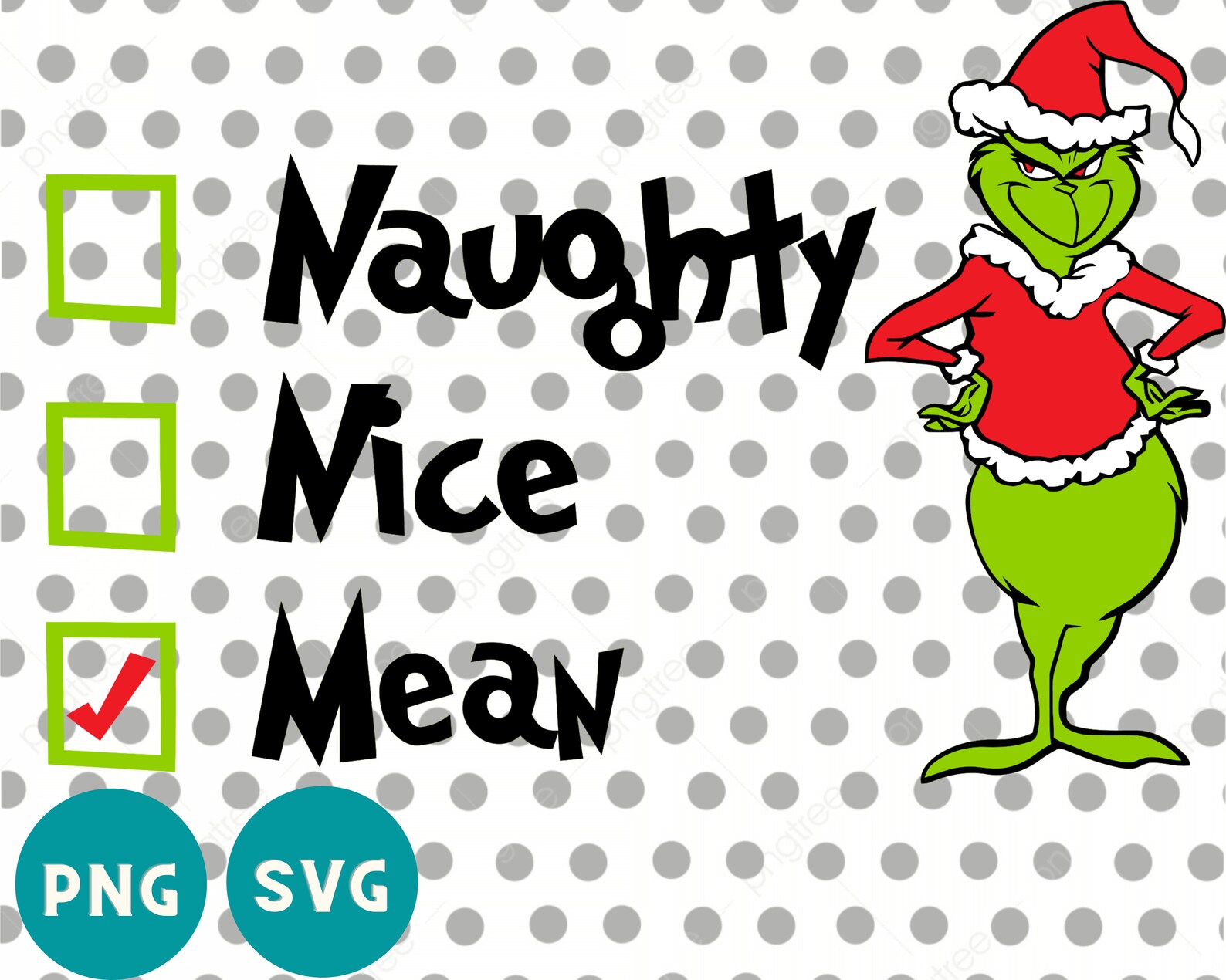 Grinch List Svg Grinch Christmas Svg Clip Art Cutting Files | Etsy