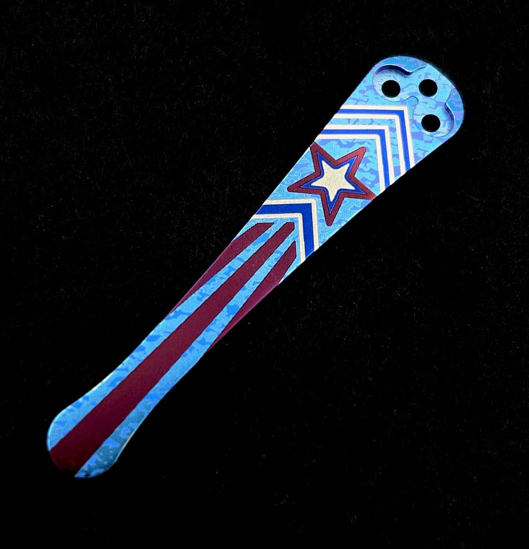 3d Milled Titanium Clip for Spyderco Paramilitary 2, Para 3, Manix 2 in ...