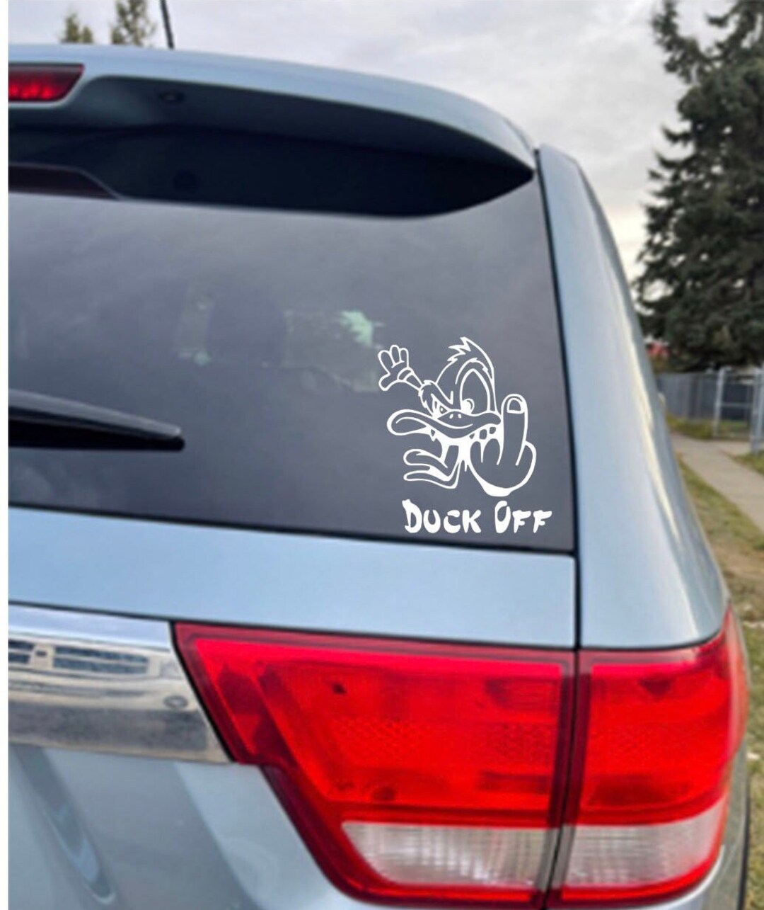 Duck off Donald, Die Cut Vinyl Vehicle Window Sticker Decal. - Etsy