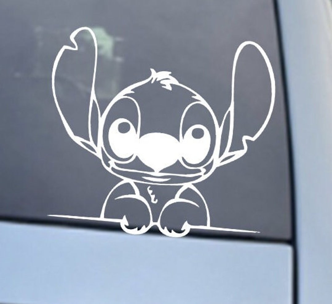 Peek A Boo Stitch, Die Cut Vinyl Vehicle Window Sticker Decal. - Etsy