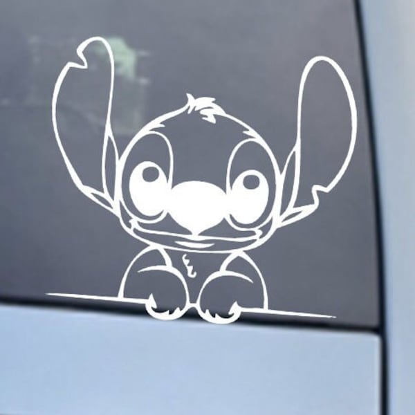 Stitch Vehicle Decal - Etsy