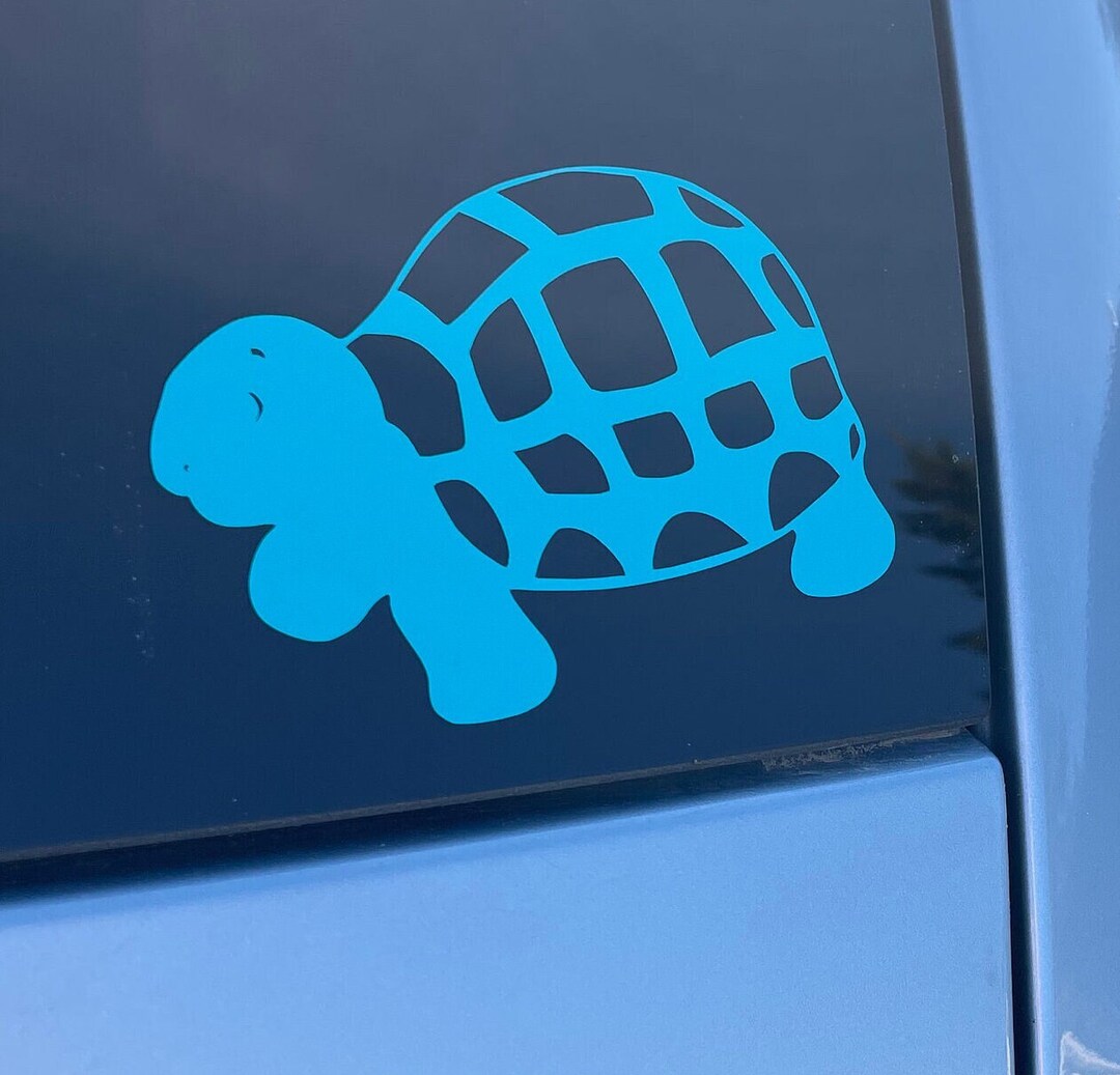 Tortoise, Turtle, Die Cut Vinyl Vehicle Window Sticker Decal. - Etsy