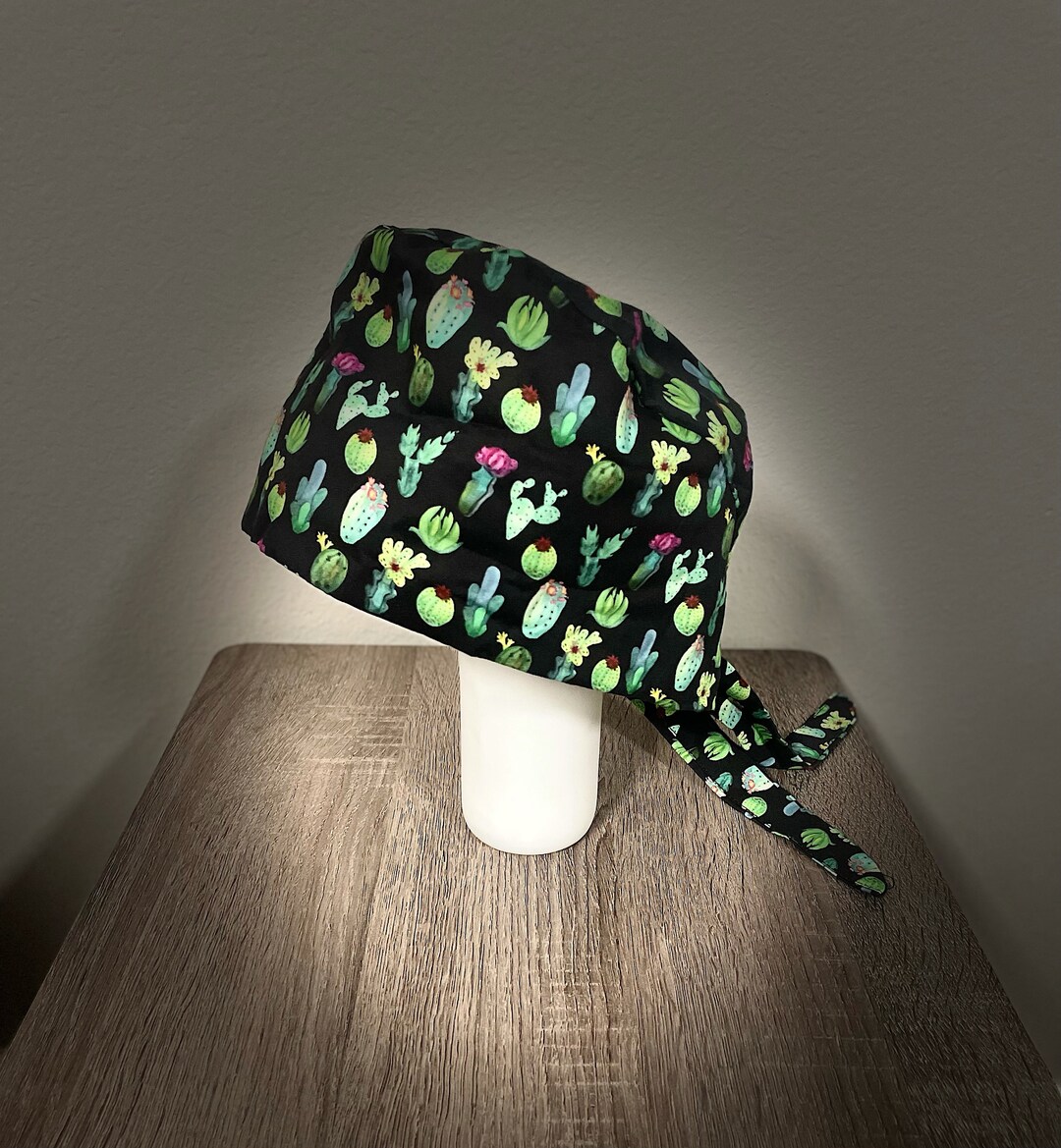 Cactus Scrub Cap - Etsy