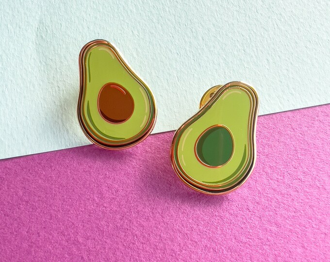 Avocado / Hard Enamel Pin - Etsy