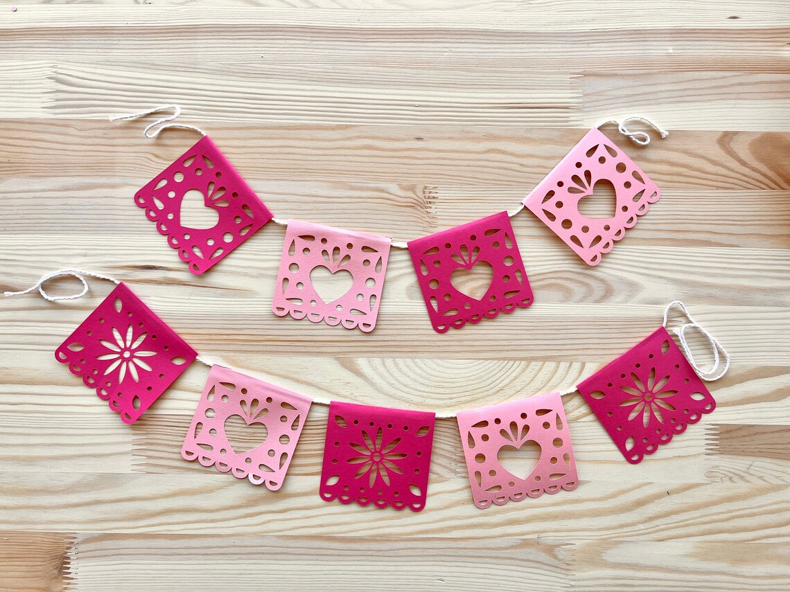 Mini Papel Picado Banner / Digital File / PDF File and SVG File ...