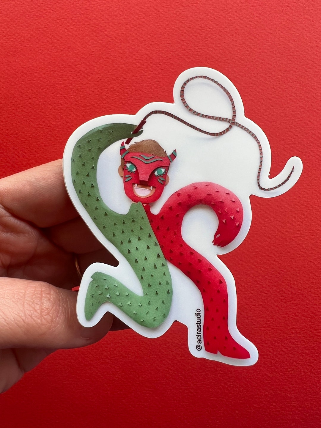 El Diablito / Mexican Loteria Inspired Sticker - Etsy