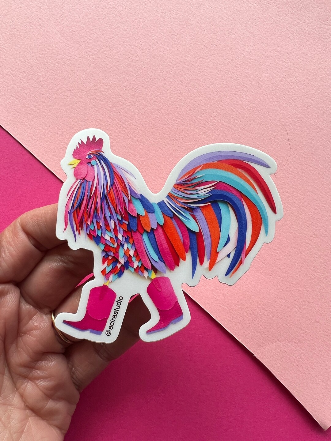El Gallo Mexican Loteria Inspired Sticker - Etsy